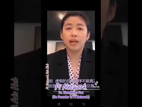 Dr. Chengdiao Fan, Co Founder of Pi Network #pinetwork #foryou #crypto ...