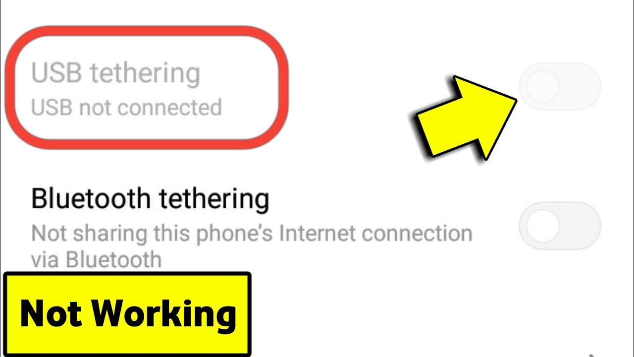Usb Tethering Not Working In Mobile Vivo | Usb Tethering On Nahi Ho ...