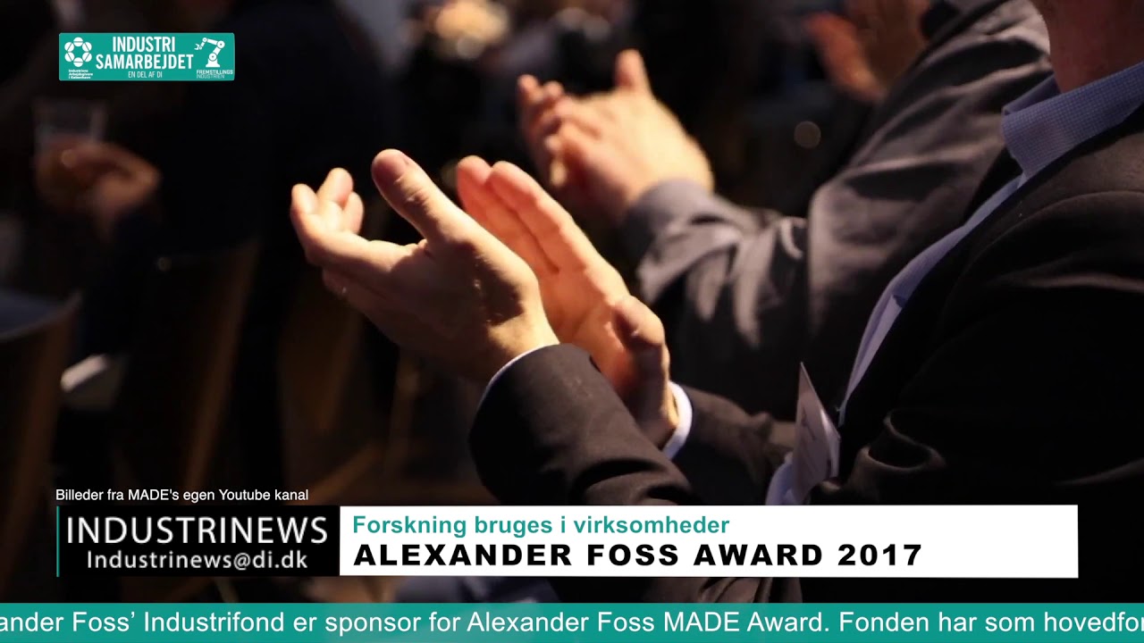 Alexander Foss MADE Award 2017 - YouTube