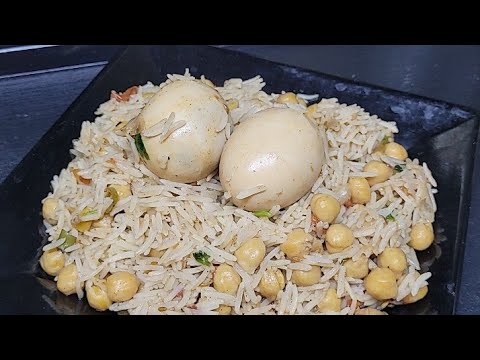 Chana Chawal Pulao in 30 Minutes | Anda chawal recipe #food #chana # ...