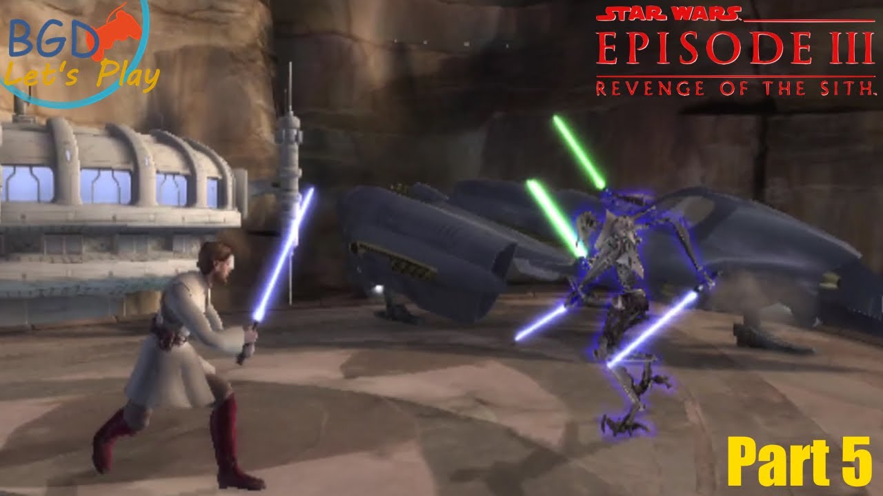 (Part 5) General Grievous Boss fight - Revenge of the Sith Video Game ...
