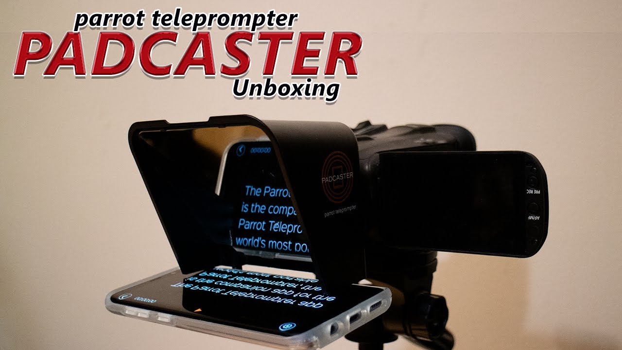 Parrot Telepad Teleprompter Unboxing - YouTube