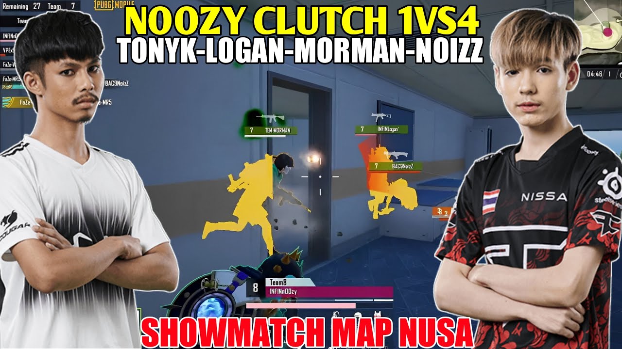 INFINITY NOOZY CLUTCH 1VS4 TIM TONYK ! NOOZY PERLIHATKAN SKILLNYA DI ...