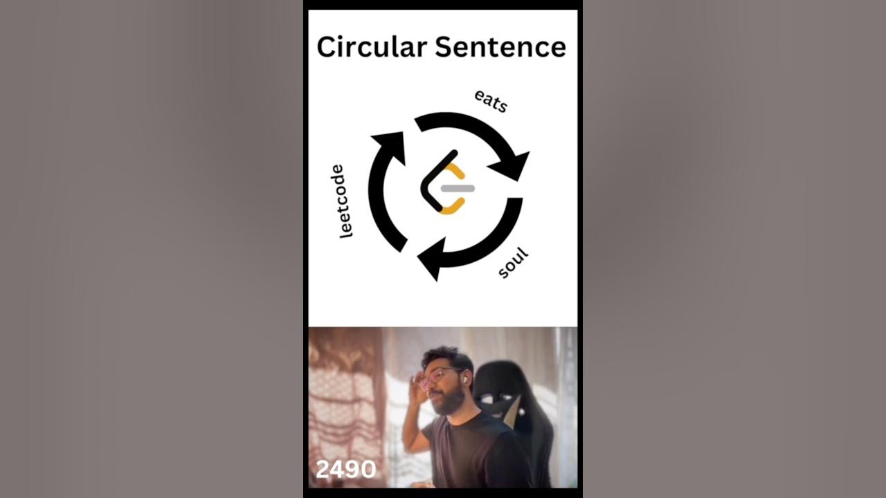 Leetcode 2490. Simple and Easy | Circular Sentence #Coding #DSA #Maths - YouTube