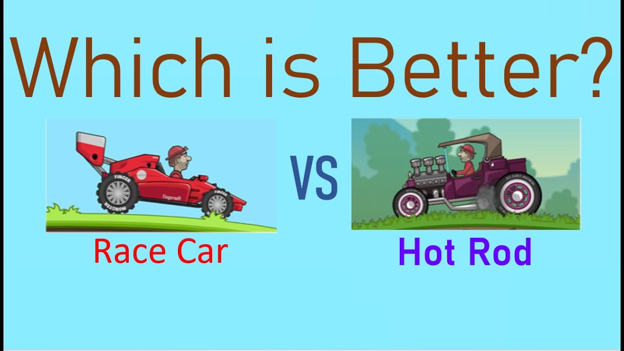 Hot Rod VS Race Car || Which is better?? || HCR Gameplay - YouTube