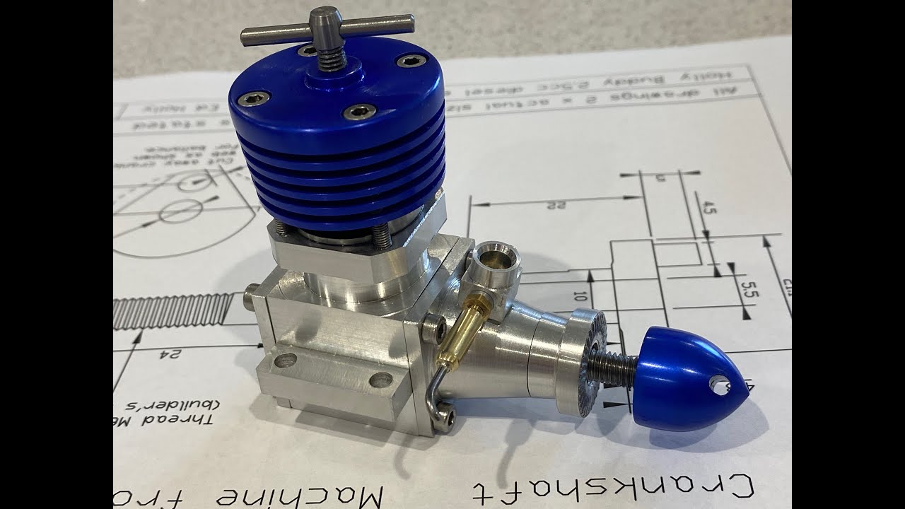 Holly Buddy - Home made Compression Ignition Engine - YouTube