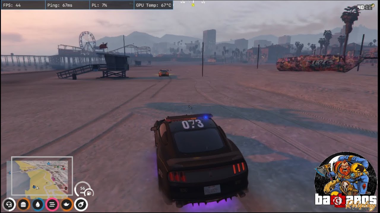 BARBAROS RP | poursuit m3a akhter we7d fl vagos 👮🔥 - YouTube