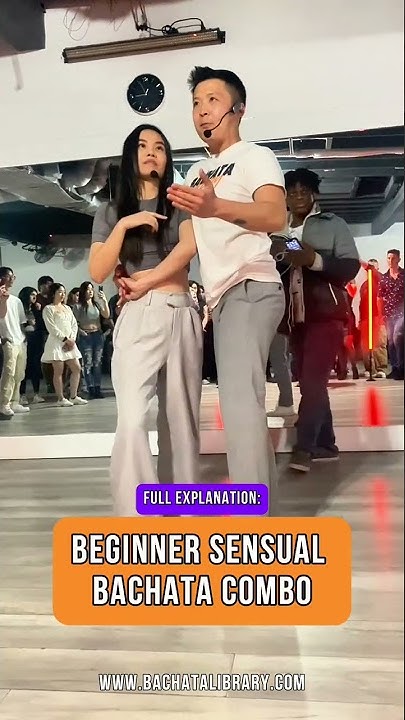 Beginner Sensual Bachata combo with full explanation - Bachata Library - YouTube