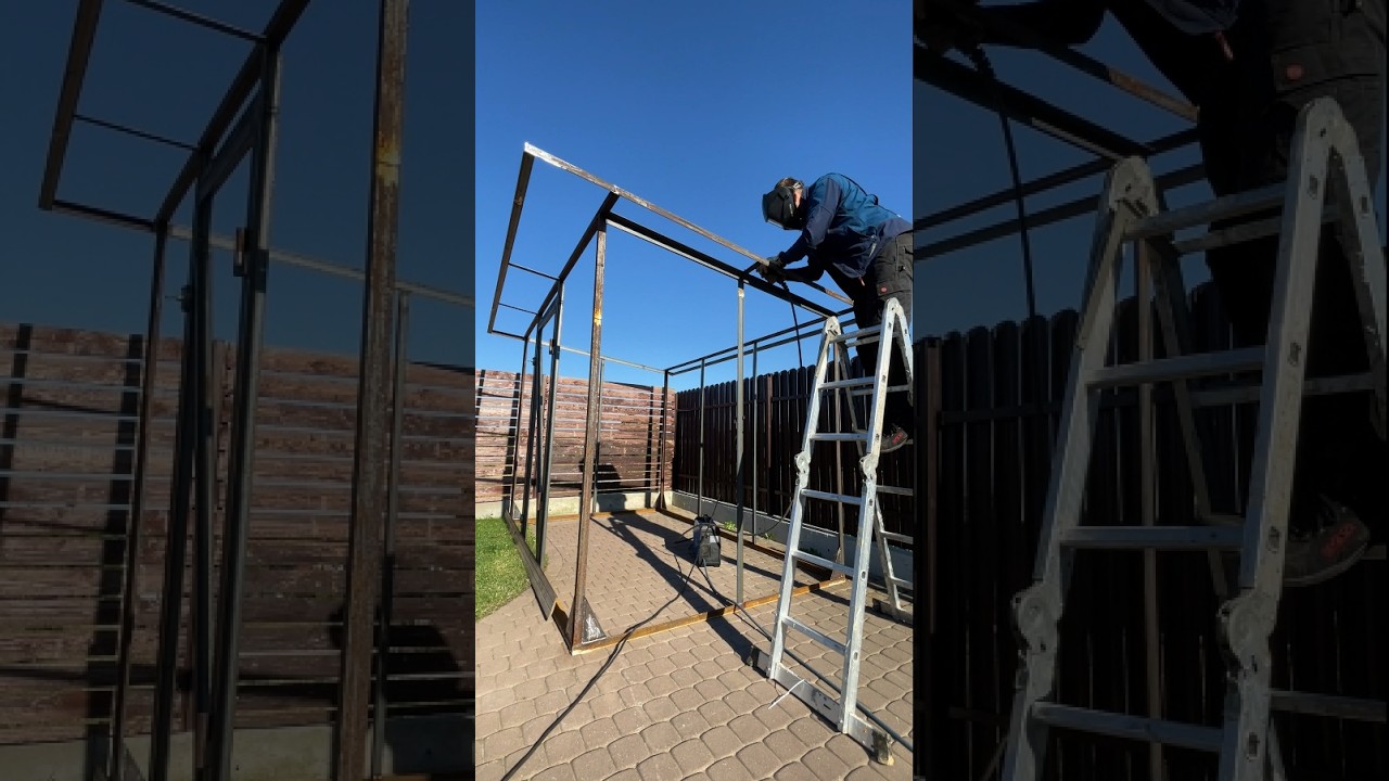 From Scrap to Shed: Watch Me Build a Metal Shed Frame in 5 Minutes ...