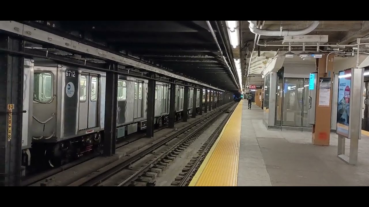 R142 #6712 NIS + R160 #8723 (F) at 7 Avenue - YouTube