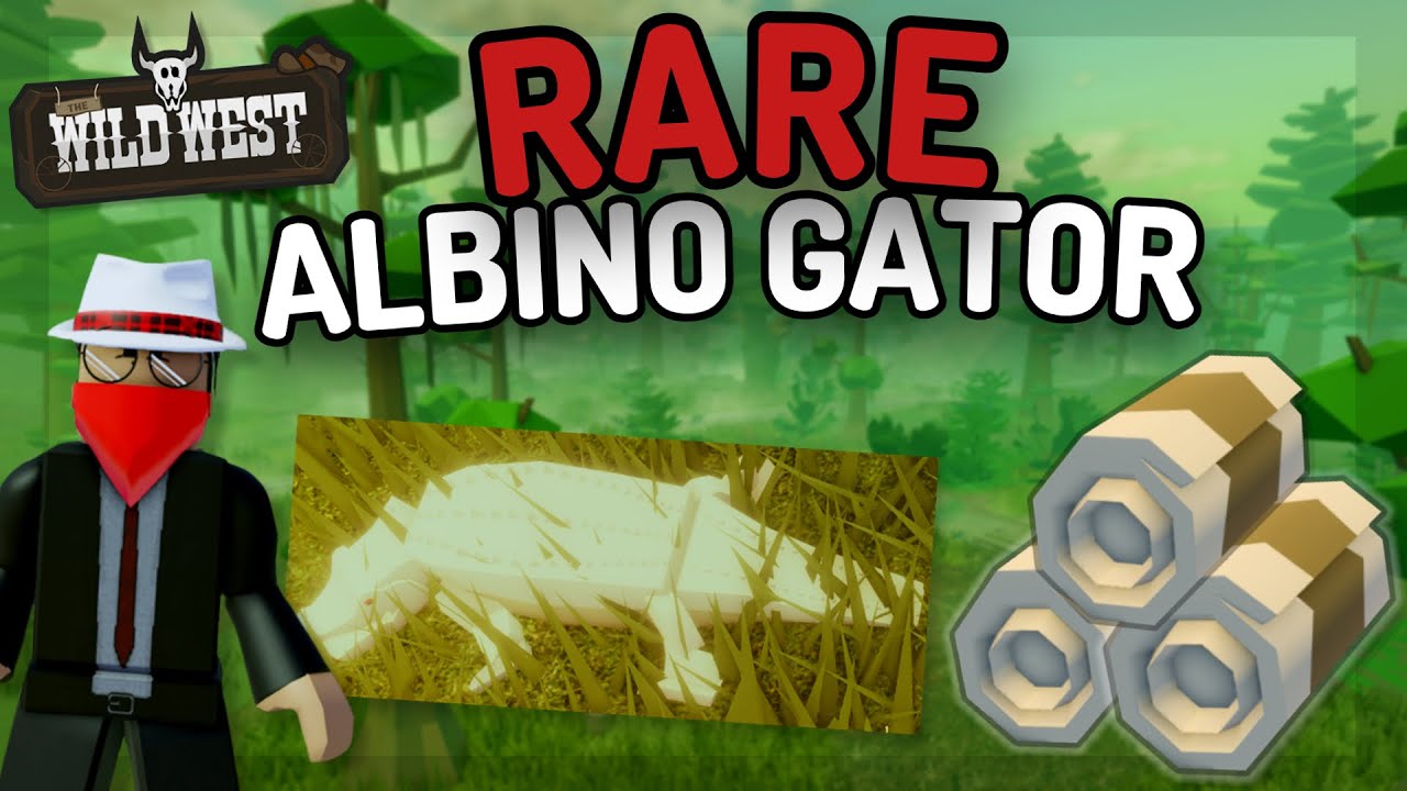 How To Find The New RARE Albino Gator! | Wild West Roblox - YouTube