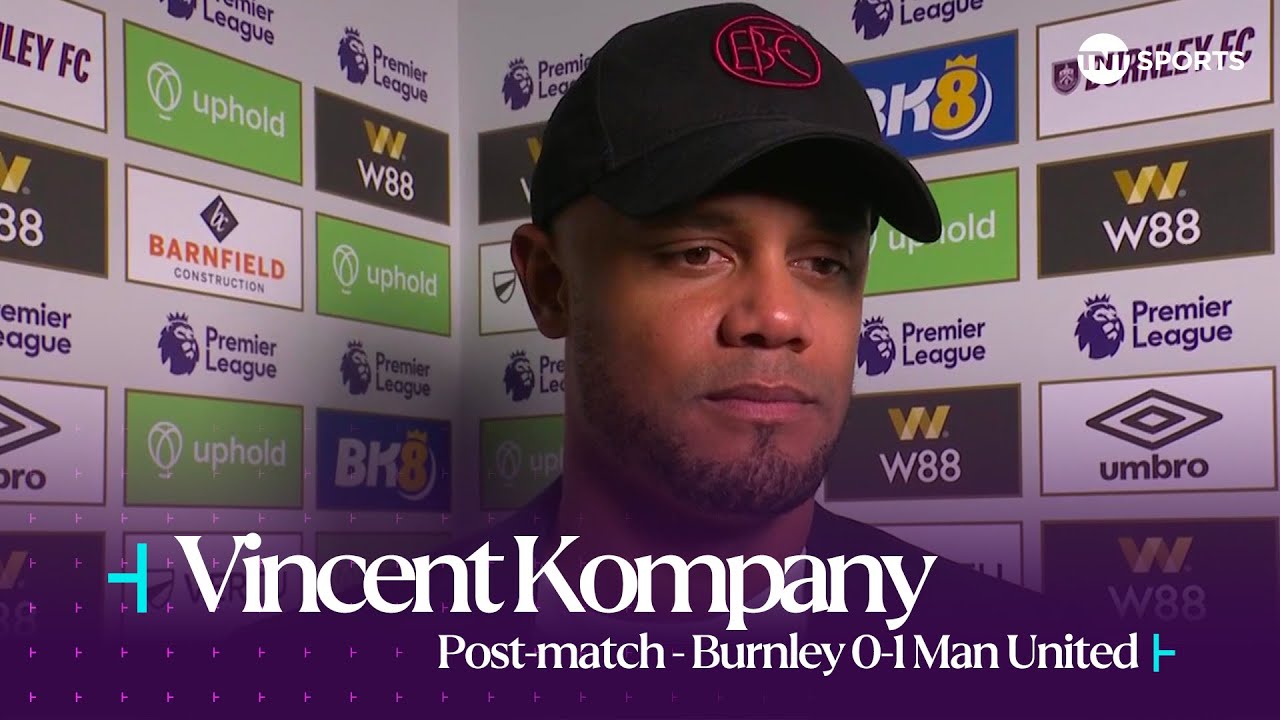 Vincent Kompany remains upbeat as winless run continues | Burnley 0-1 ...
