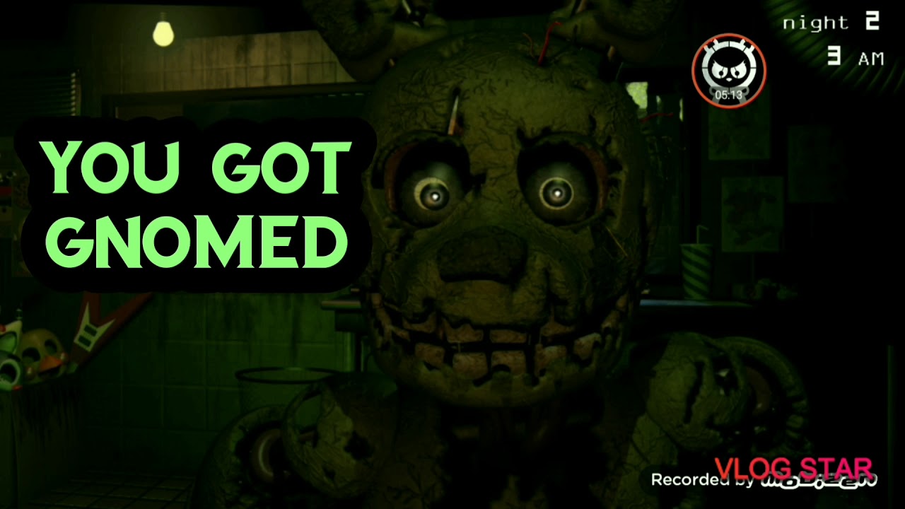 FNaF 3 Gameplay #1 - YouTube