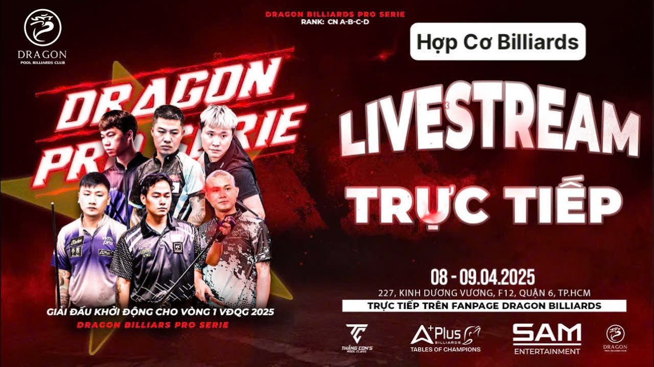 Live 🔴 Lường Đức Thiện - Trường Quốc | Tứ kết Giải 10 Ball Dragon ...