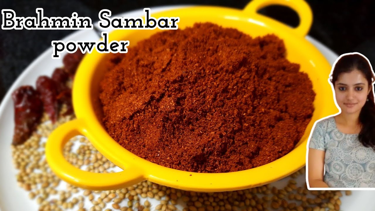 Sambar Powder | Huli Pudi | North Karnataka Style | Spicy Sambar Powder ...