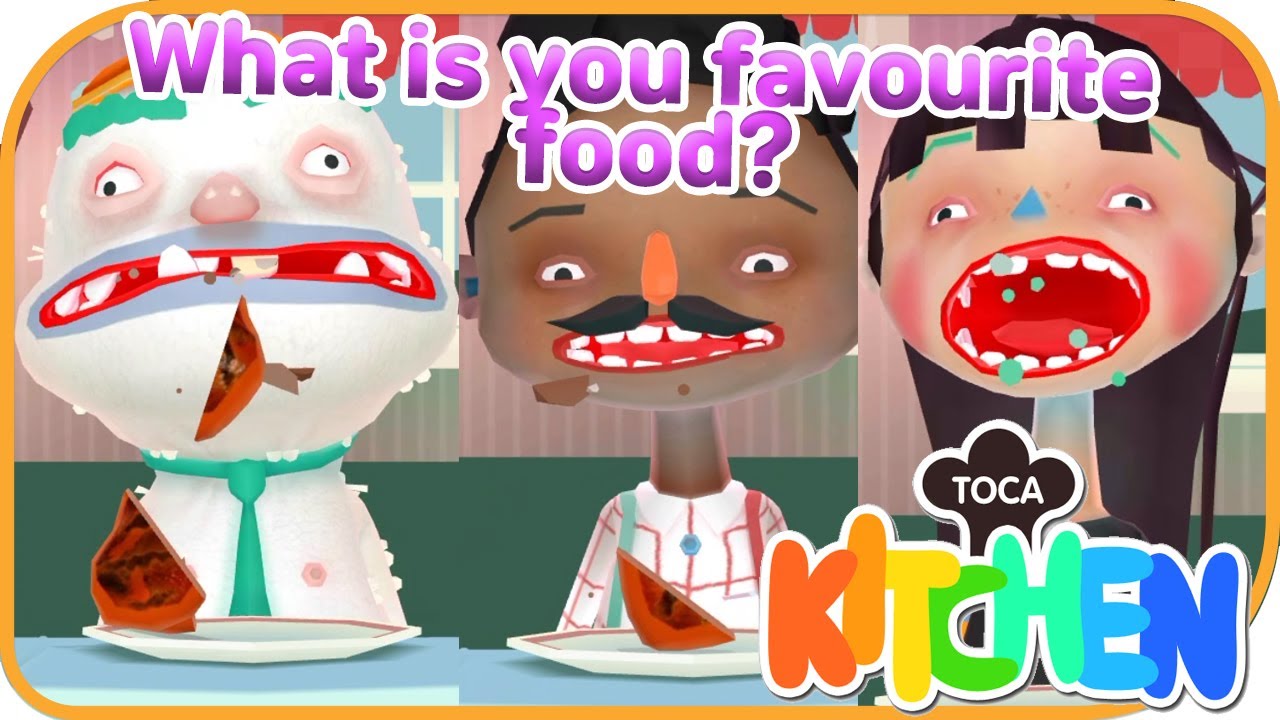 🤮 Toca Kitchen #18 | What is your favourite food? 🤮 | pretend play ...