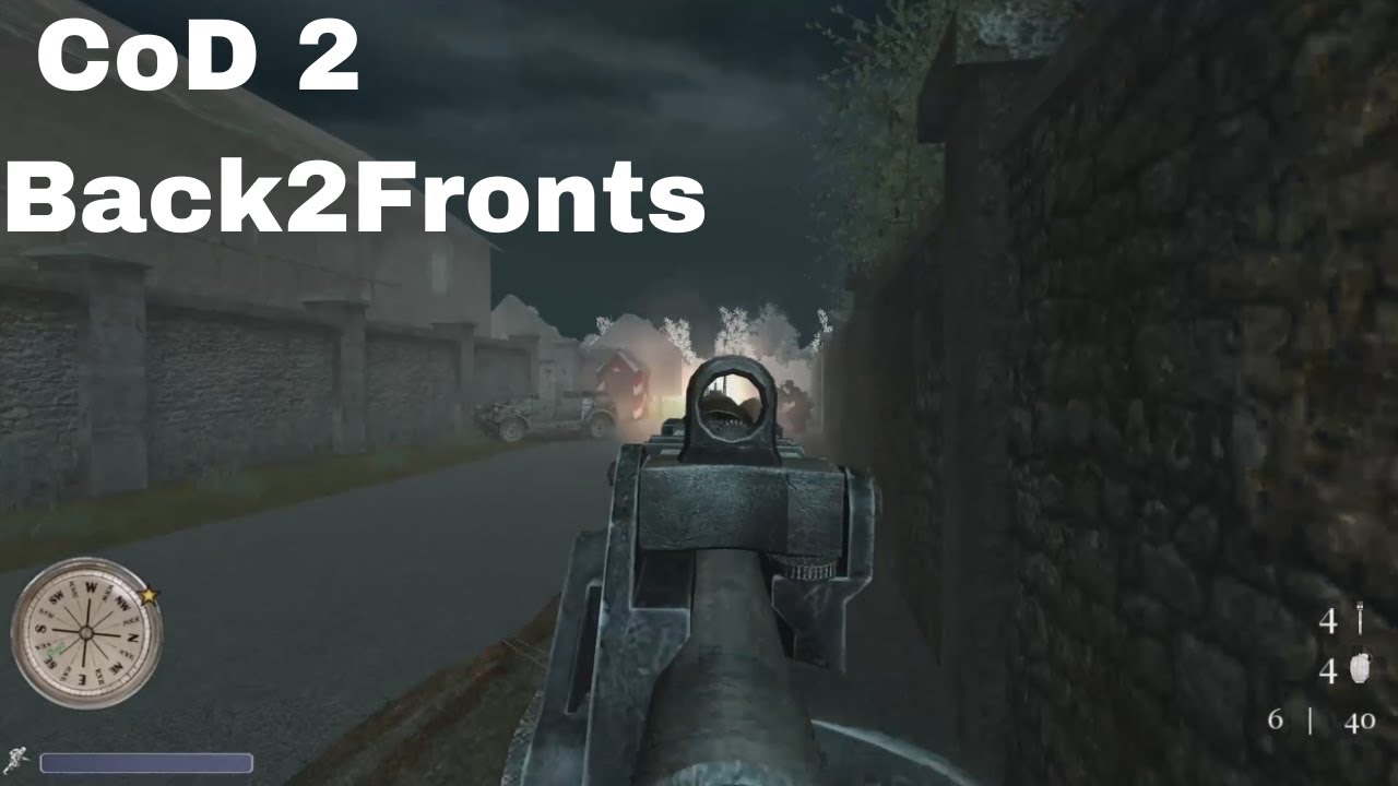 Call of Duty 2: Back2Fronts Mod - Veteran Difficulty - Mission 33 Part 1 - Radio Base - YouTube