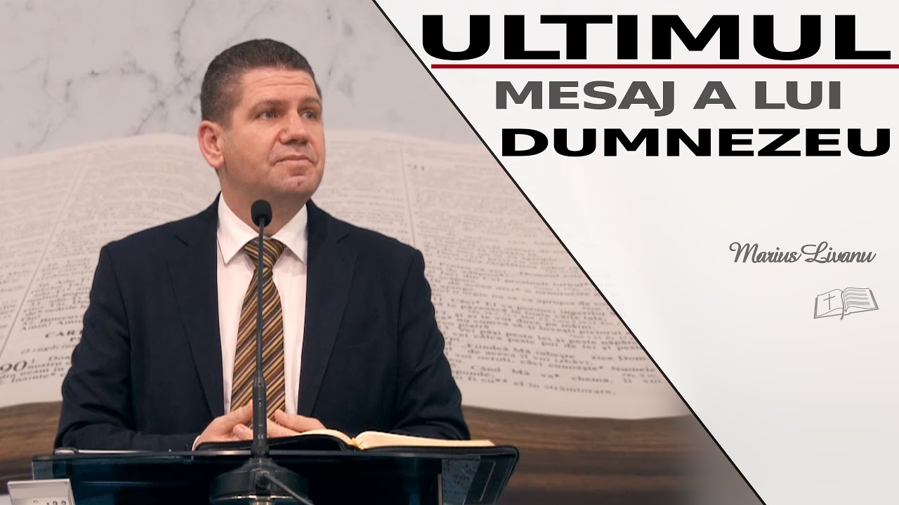 Marius Livanu || Ultimul mesaj a lui Dumnezeu - YouTube