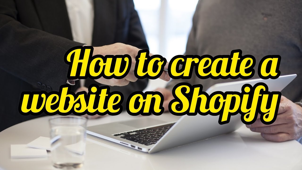 How to create a website on Shopify /step-by-step shopify tutorial - YouTube