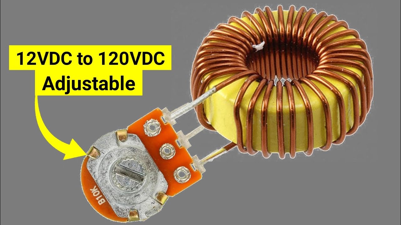How To Make Adjustable Boost Converter Circuit | 12V-120V 10A ...