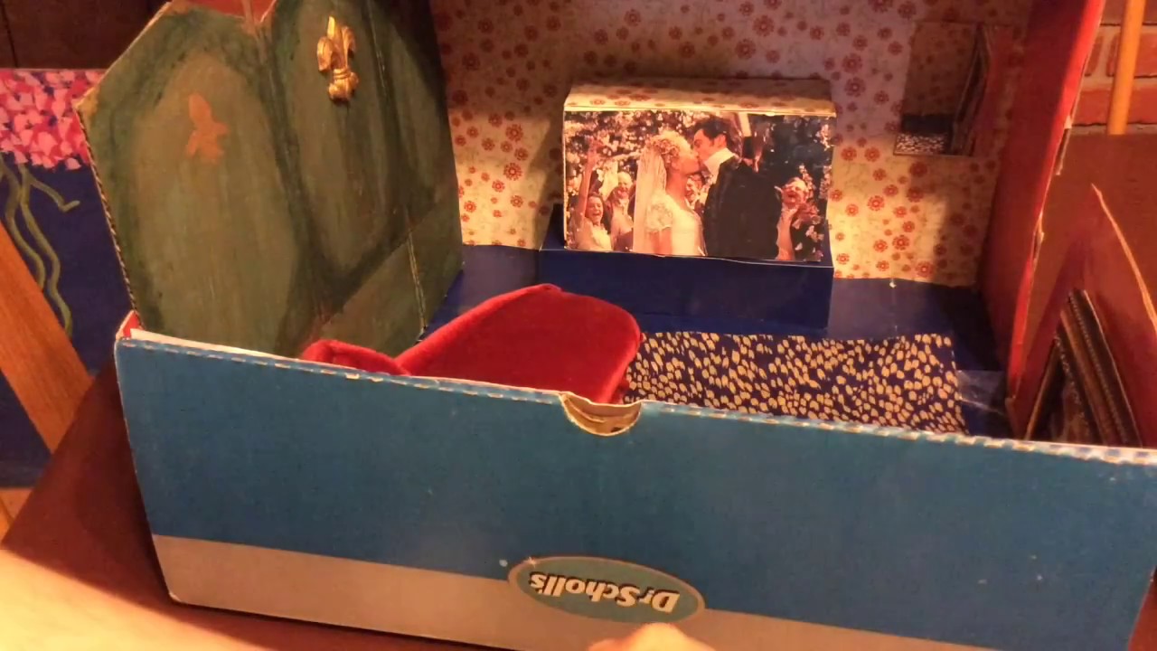 Shoebox Dollhouse Room Tour (so You Can Make It for Your Kids) - YouTube