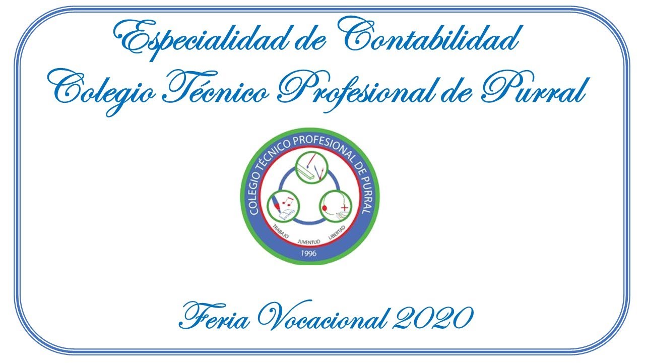 Feria Vocacional Especialidad de Contabilidad CTP de Purral - YouTube