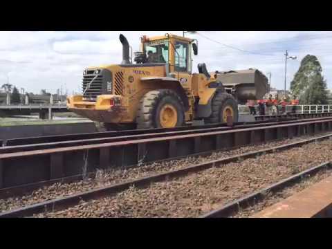Resleepering Moonee Ponds Creek Bridge — February 2016 — McLeod Rail ...