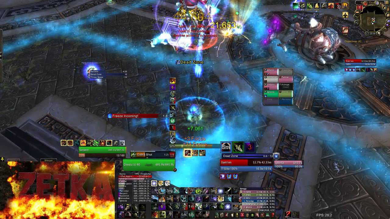 Omnis [Depthcore] Iron Qon - Throne of Thunder 10m - Hunter PoV - YouTube