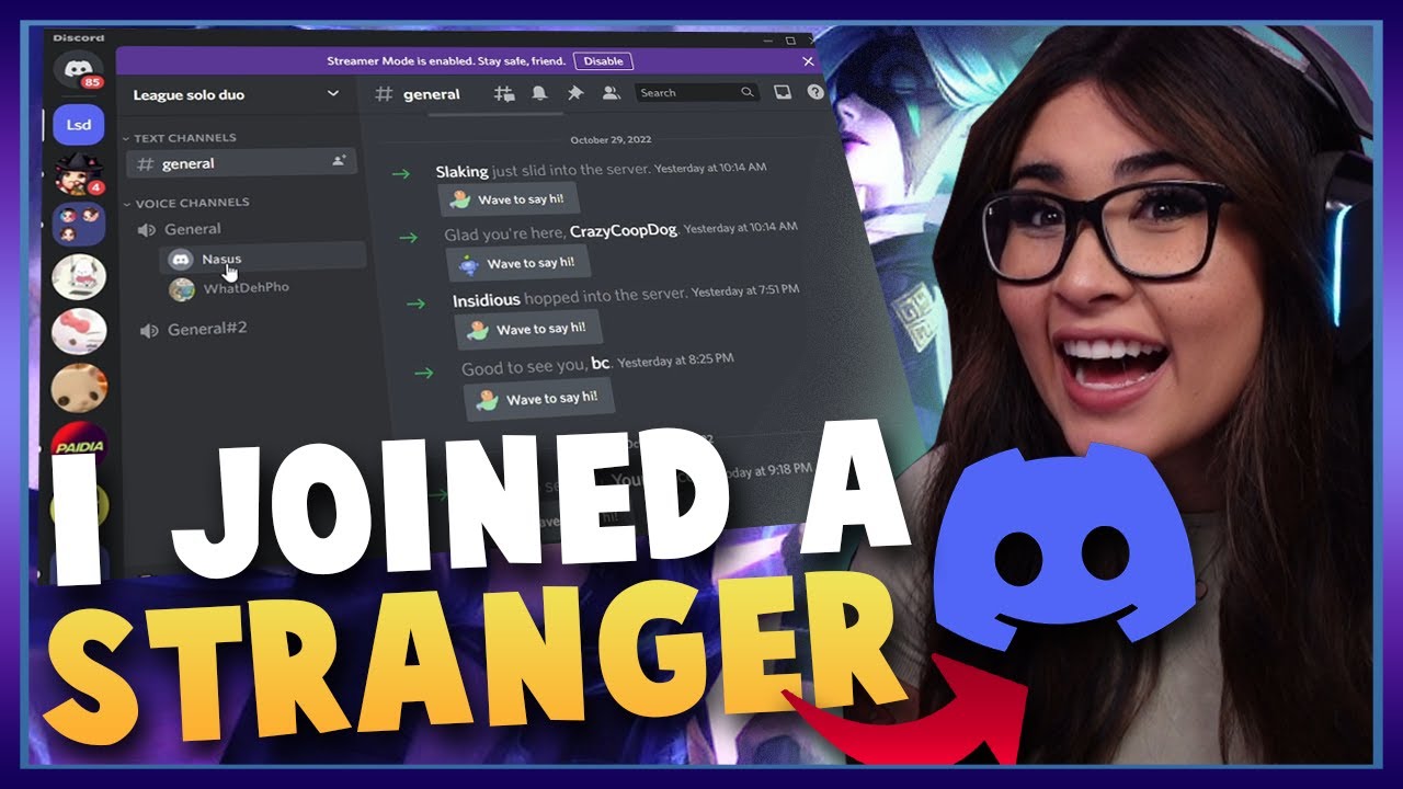 I got invited to a RANDOM Discord in-game | YourPrincess - YouTube