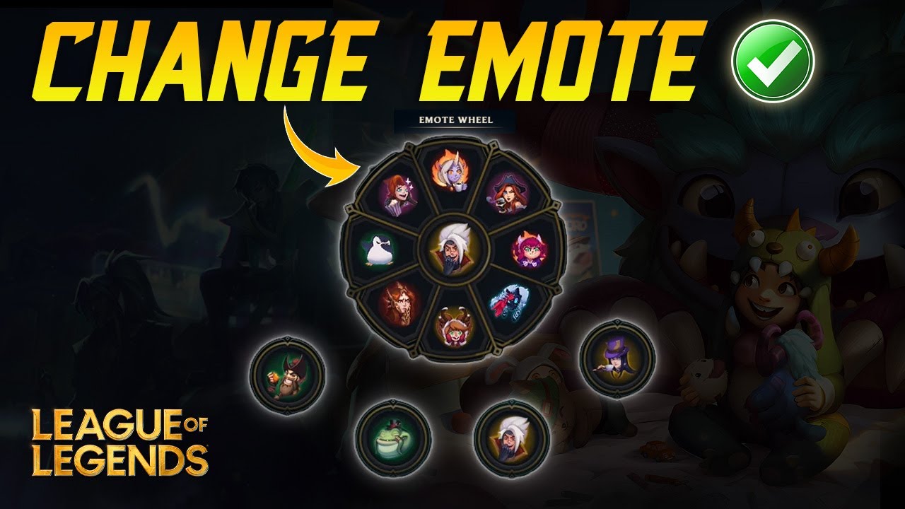 How to Change Emote in League of Legends on PC | Customize Emote in LOL ...