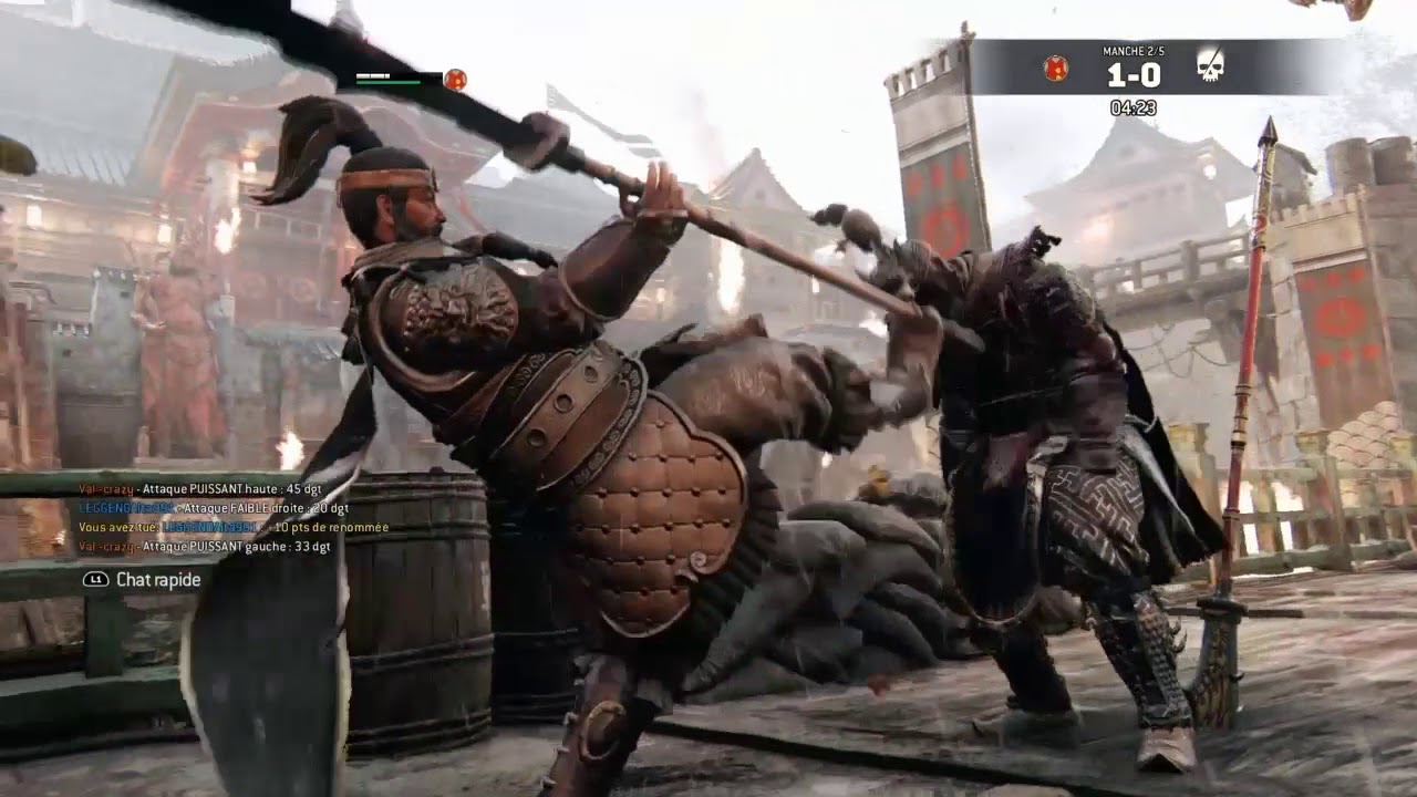[FOR HONOR] Jiang Jun Sifu stance untouchable. By (Val_-crazy) - YouTube
