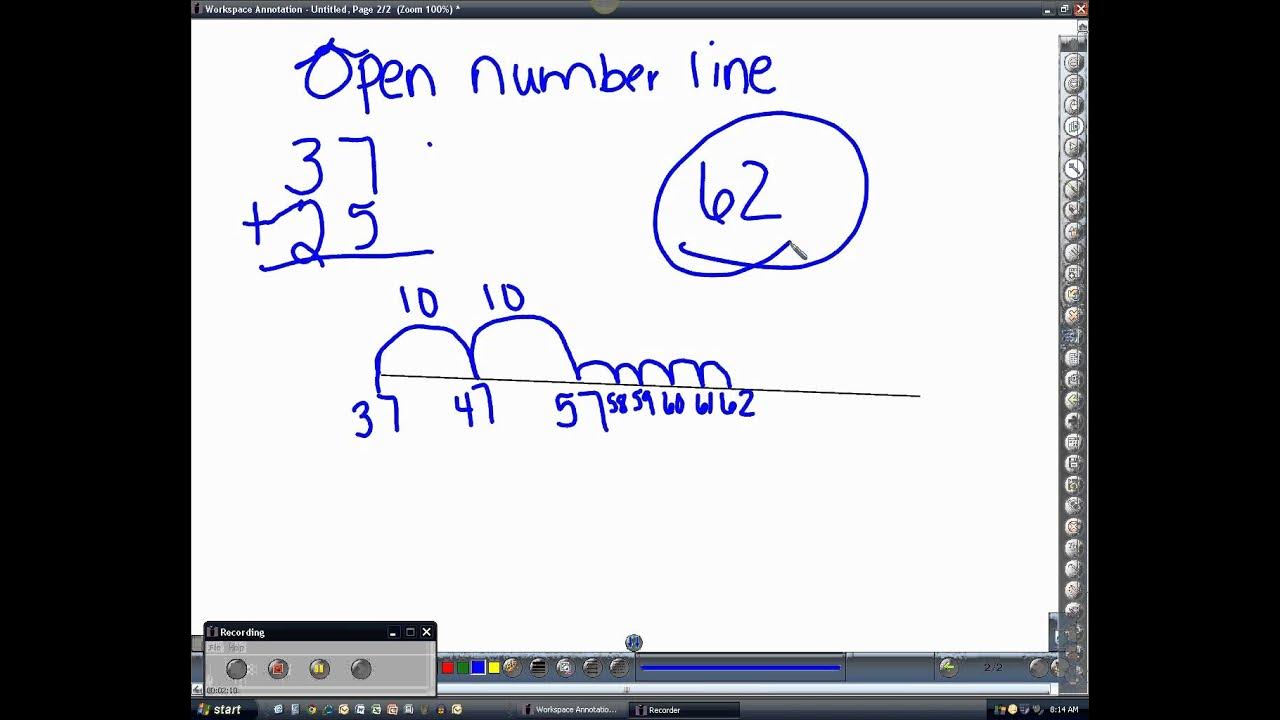 Open Number Line - YouTube