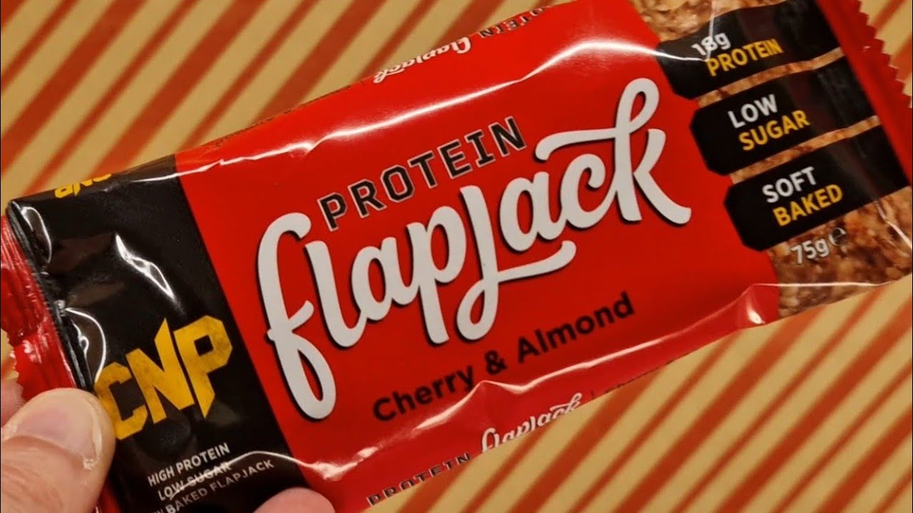 CNP Protein Flapjack Cherry & Almond - Random Reviews - YouTube