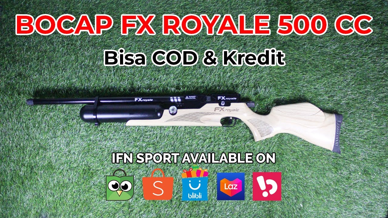Senapan Angin PCP Bocap FX Royale 500 CC Tabung jenong, Bisa COD ...