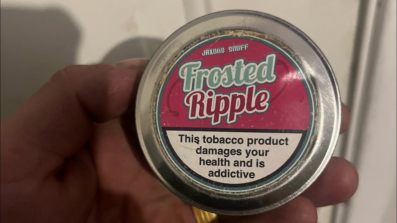 Jaxons Frosted Ripple NASAL SNUFF REVIEW PT. 1 - YouTube