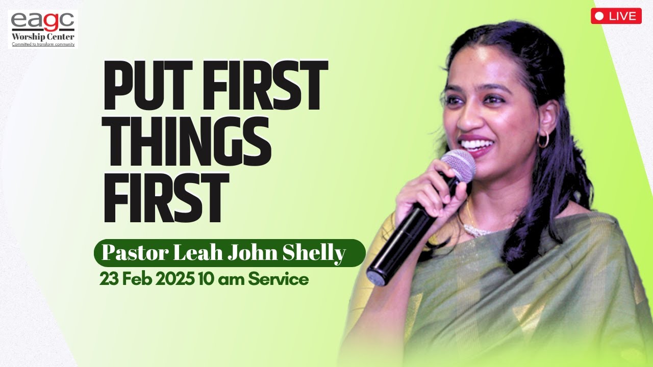EAGC Sunday Service Live | Tamil & English | 23rd Feb 2025 | 10:00 AM | Pastor Leah John Shelly ...