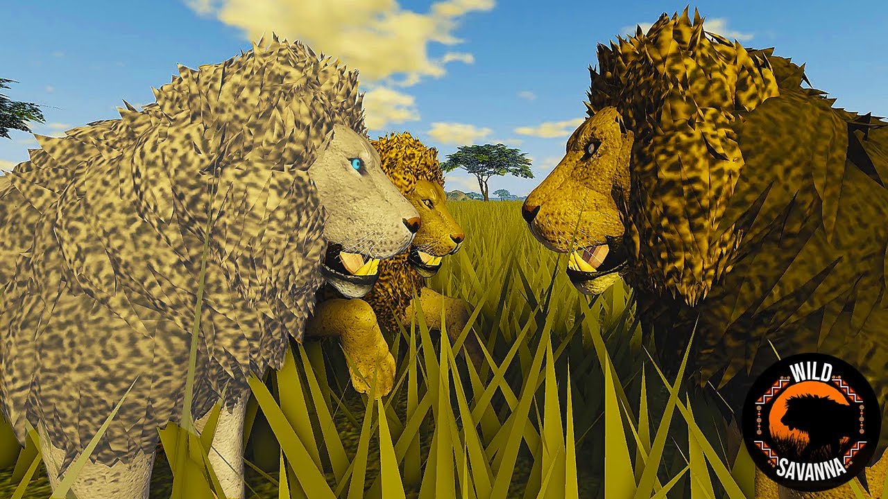 The EXOTIC White Lion | ROBLOX Wild Savannah - YouTube