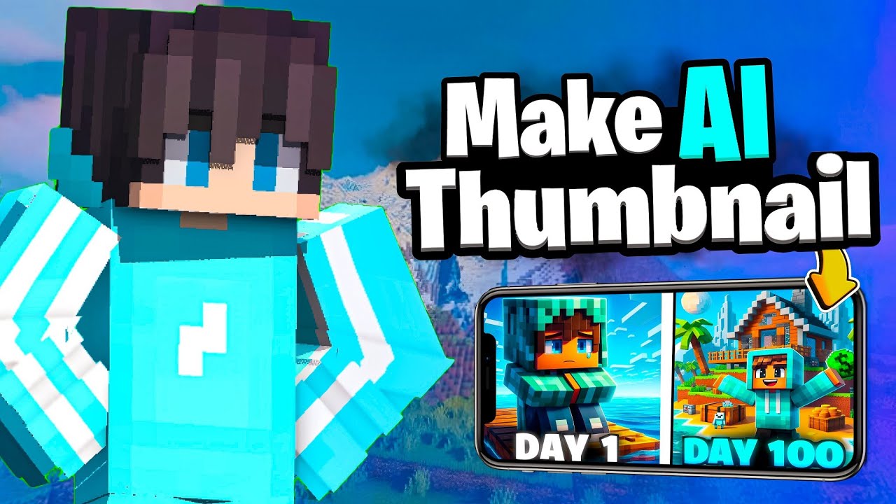 🔥Create Epic 100 Day Thumbnails using Ai in one click 🤯 (Easy ...