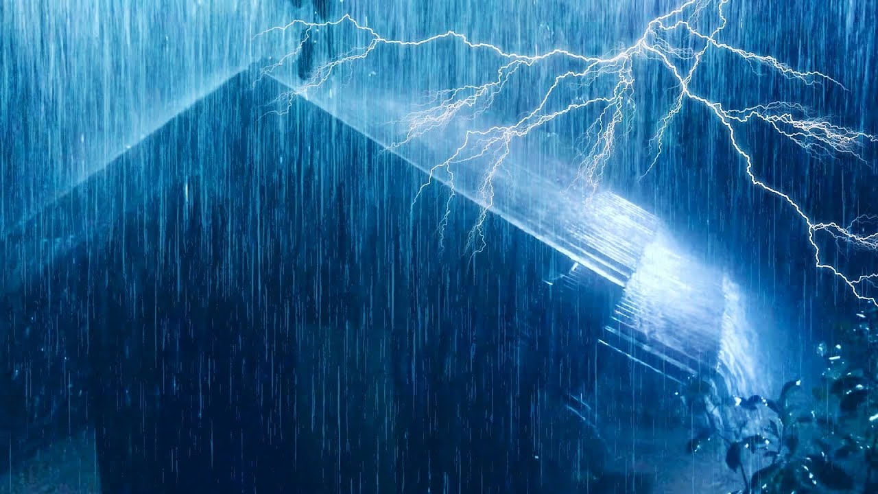 Peaceful Thunderstorm Sounds on Tin Roof for a Relaxing Sleep - YouTube