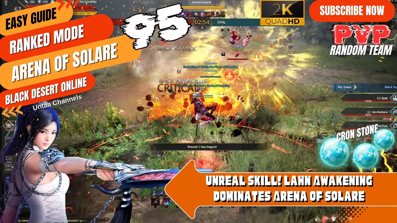 Unreal Skill! Lahn Awakening Dominates Arena of Solare - Black Desert ...