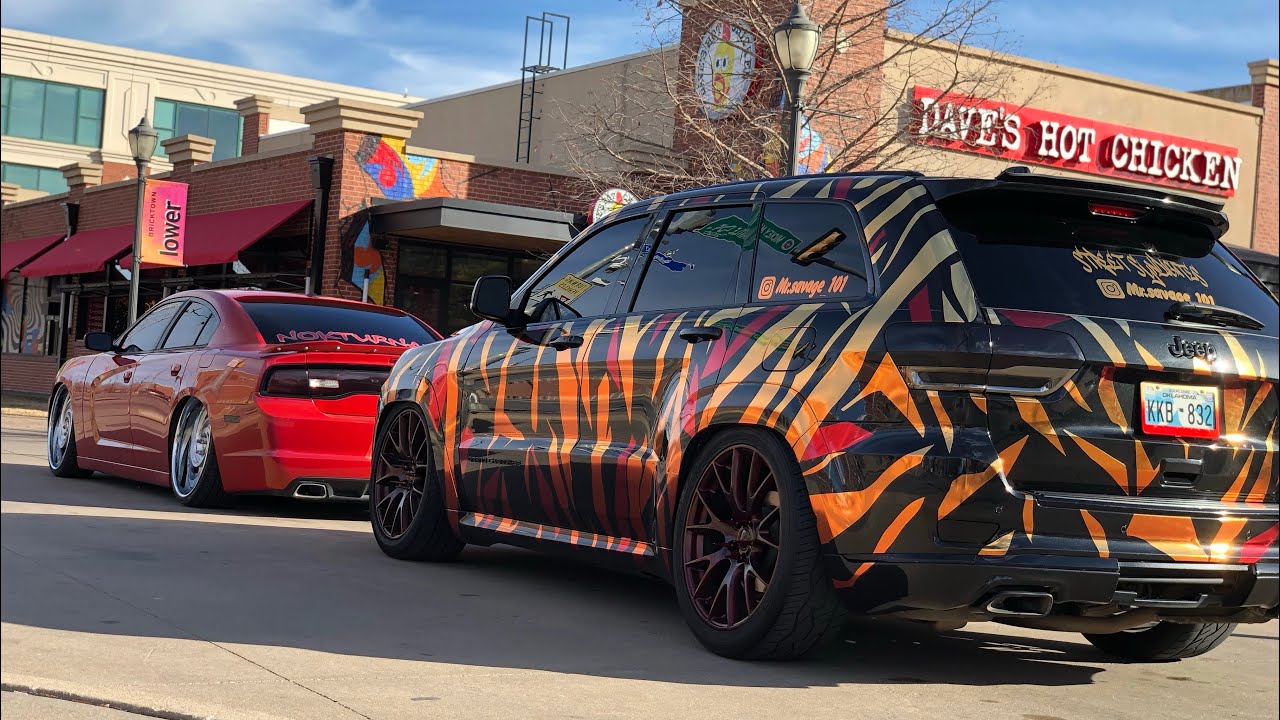 Bagged jeep and charger visuals - YouTube