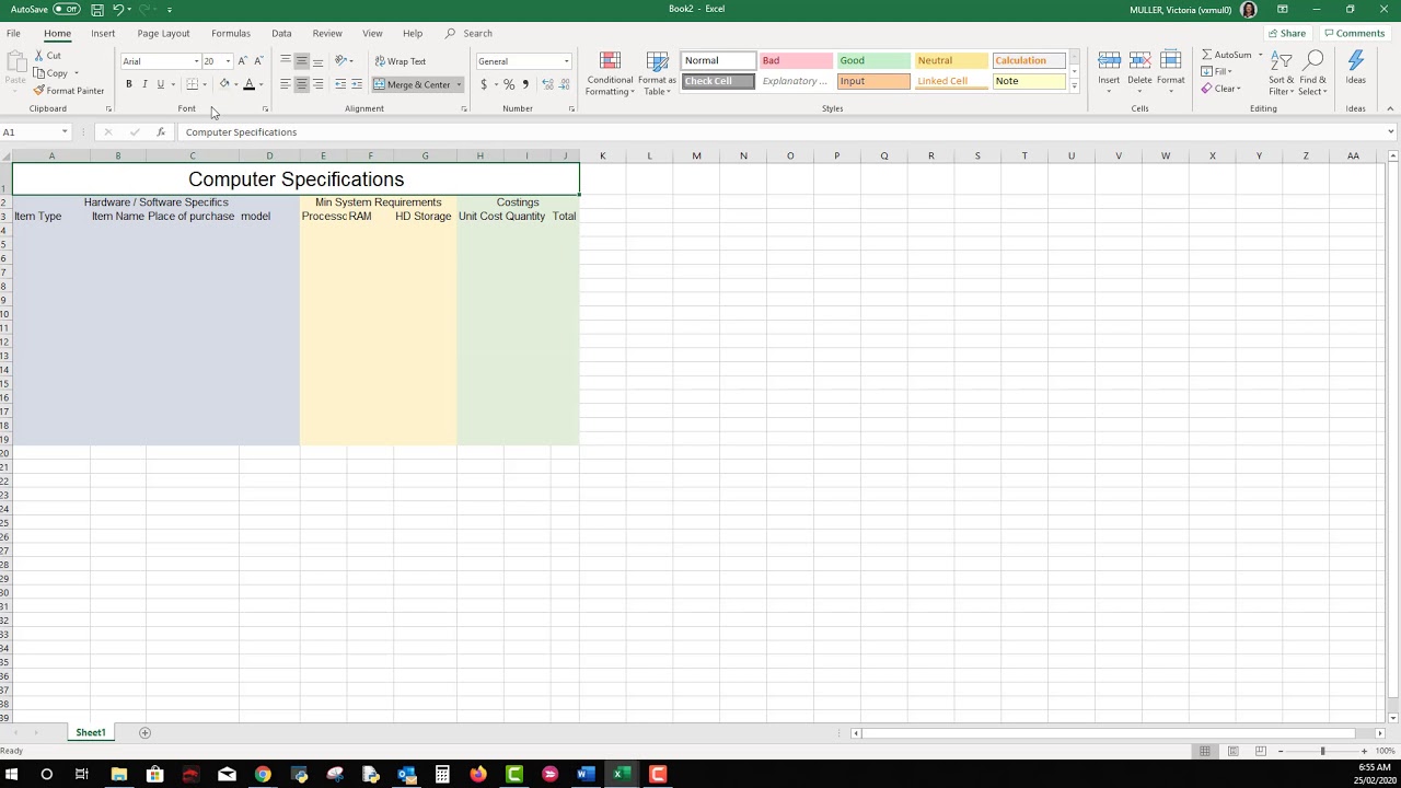 Excel Year 8 Explaination - YouTube