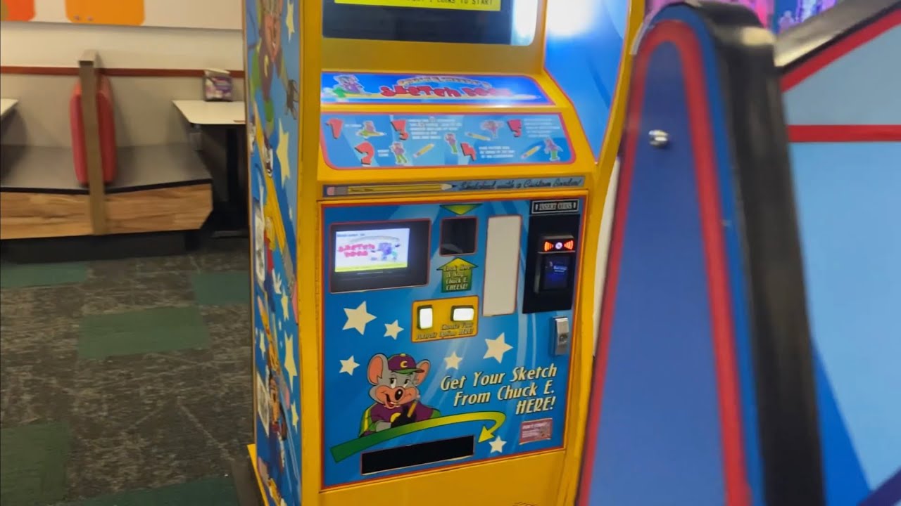 Me using Chuck E. Cheese’s Sketch Book at Hialeah FL. - YouTube