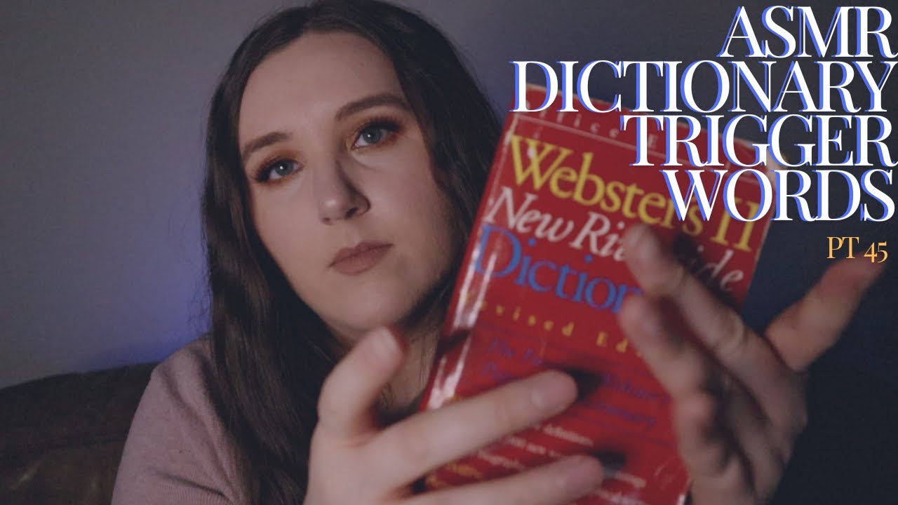 ASMR Dictionary Trigger Words 📕 pt. 45 - YouTube