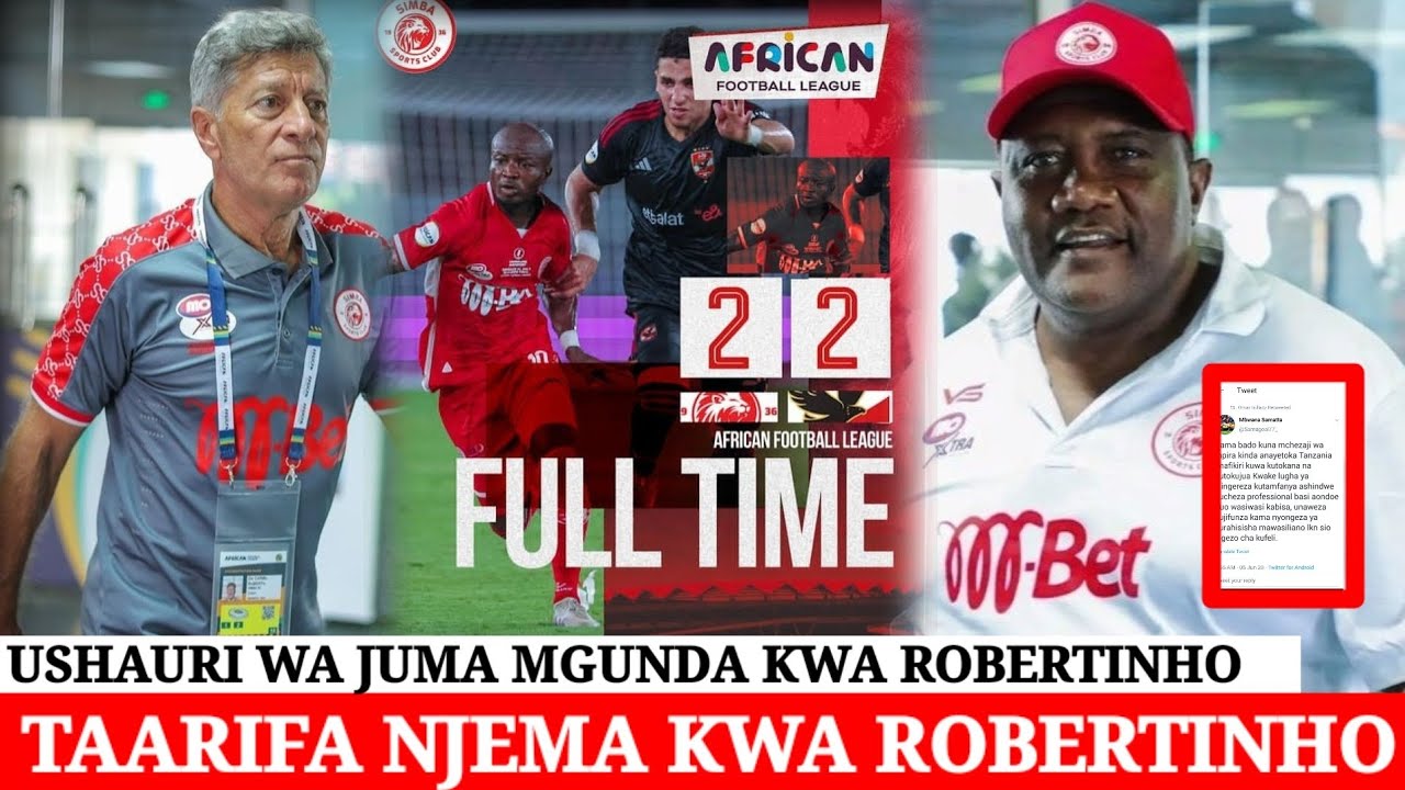 MAPYA YAIBUKA JUMA MGUNDA AMPA USHAURI HUU ROBERTINHO,ULIKOSEA KWA ...