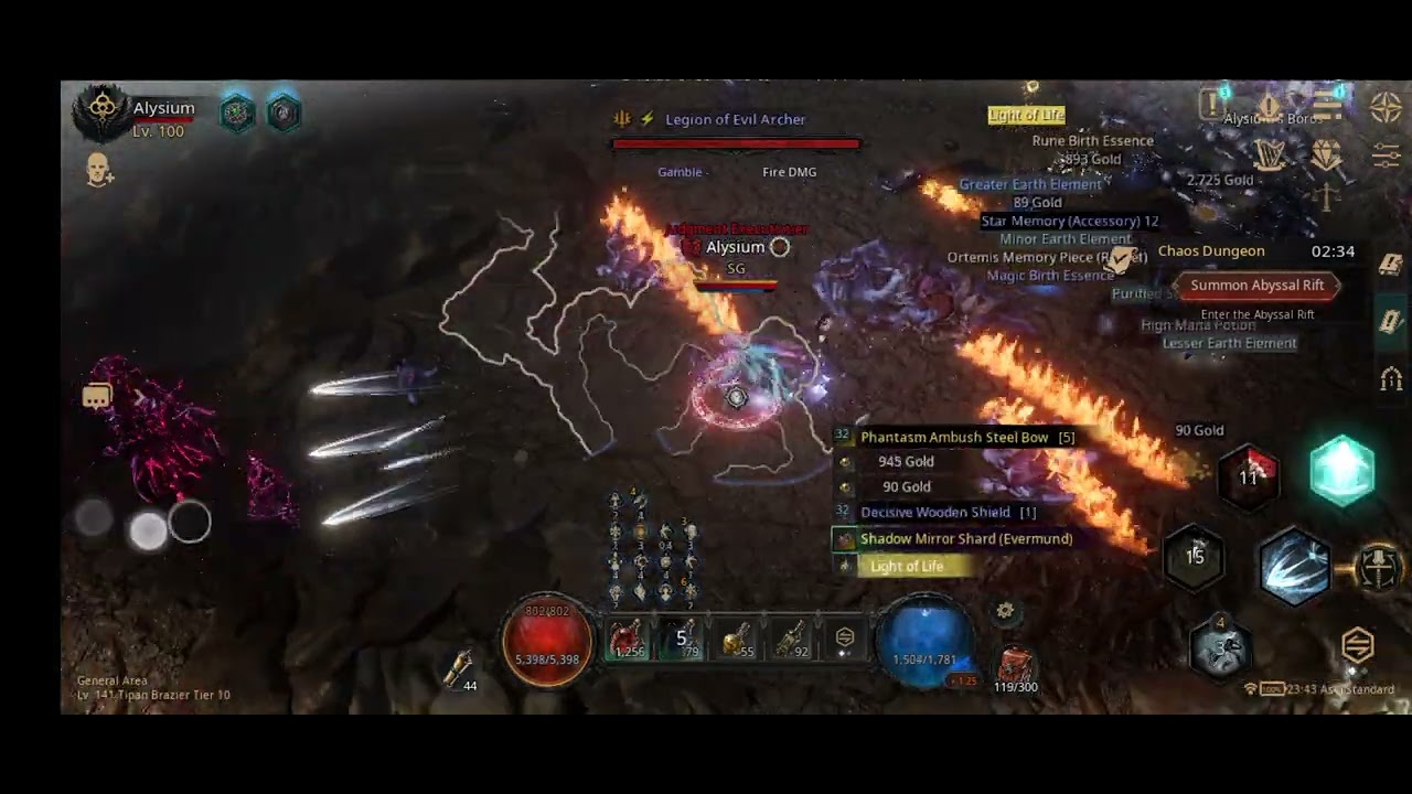 Undecember - Ice crystal arrow frost shock test run lv141 - YouTube