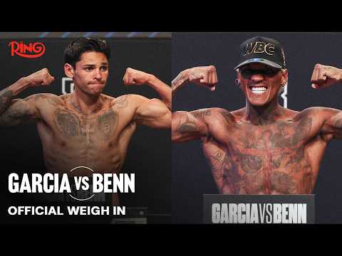 WEIGHT MADE! Ryan Garcia vs Conor Benn | OFFICIAL WEIGH IN