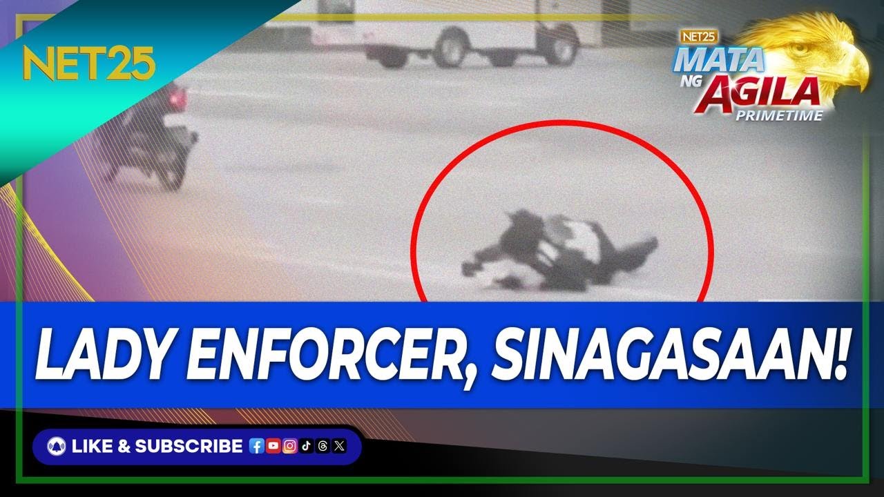 VIRAL: LADY ENFORCER, SINAGASAAN NG RIDER SA EDSA BUSWAY - YouTube