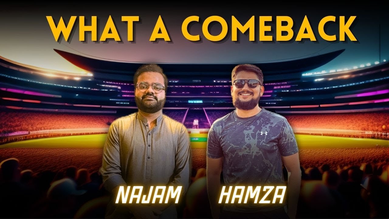What a comeback | Unbelievable performance by Najam & hamza | Kia hum team joji ko hara paingy ...