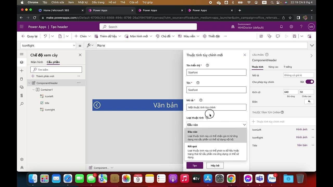 Cách tạo Header đáp ứng với tất cả màn hình trong Power Apps - YouTube